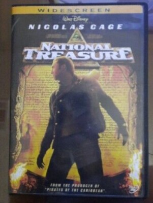 National Treasure (DVD, 2004) - Nicolas Cage - Widescreen - Very Good ...