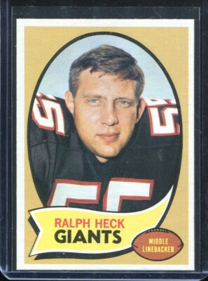 1970 Topps Football # 127 Ralph Heck (NM-MT) Near Mint to Mint | eBay