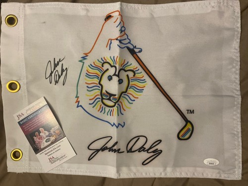 John Daly Signed Autographed John Daly Logo Golf Flag PGA JSA COA ...