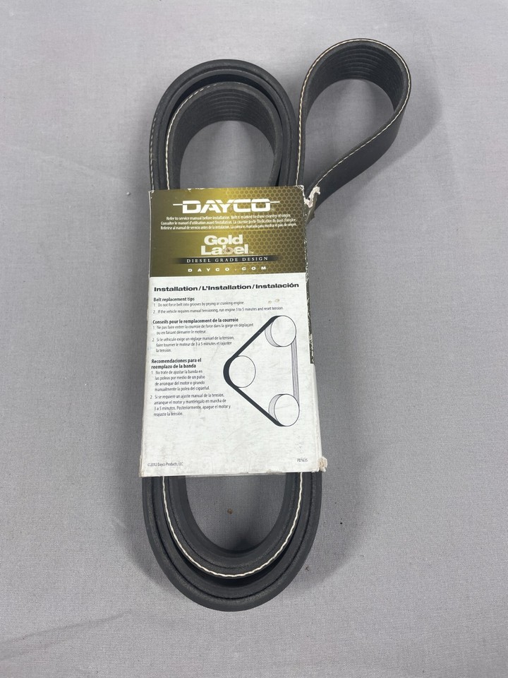 Dayco 5081025 Poly Rib Belt HD Serpentine Belt, Heavy Duty | eBay