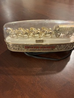 Anheuser busch Light Up Vintage Display 004-124 Clydesdales | eBay