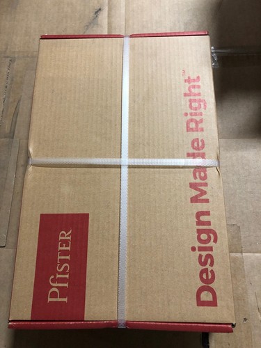 Pfister LG49-PFM0B Pfirst Modern Matte Black 1.2 GPM Widespread ...