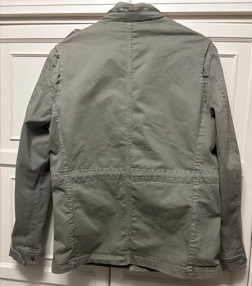 Baker’s Men’s Utility Jacket Size XL Green Full Zip Snap Button ...
