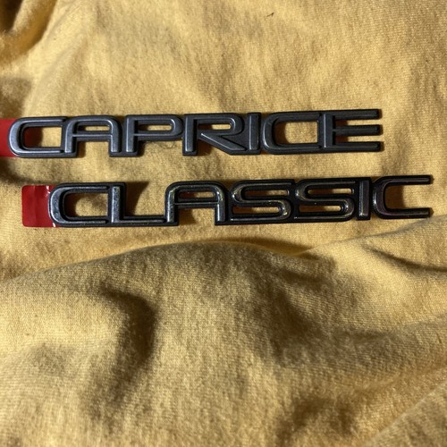 OEM Chevrolet Caprice Classic Trunk Emblem Set | eBay