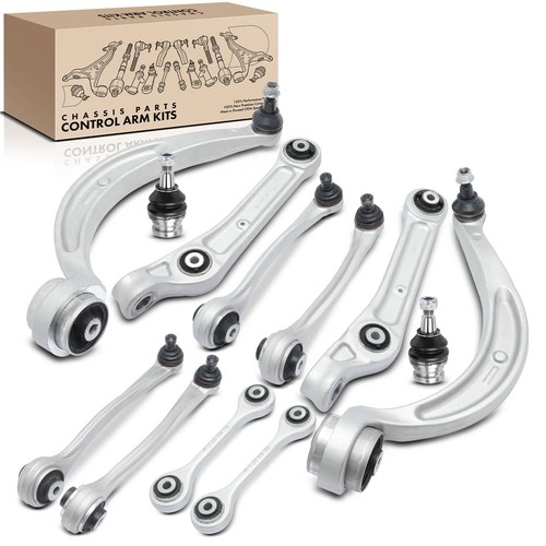 12x Front Control Arm & Ball Joint Assembly Sway Bar Link for Audi A4 ...
