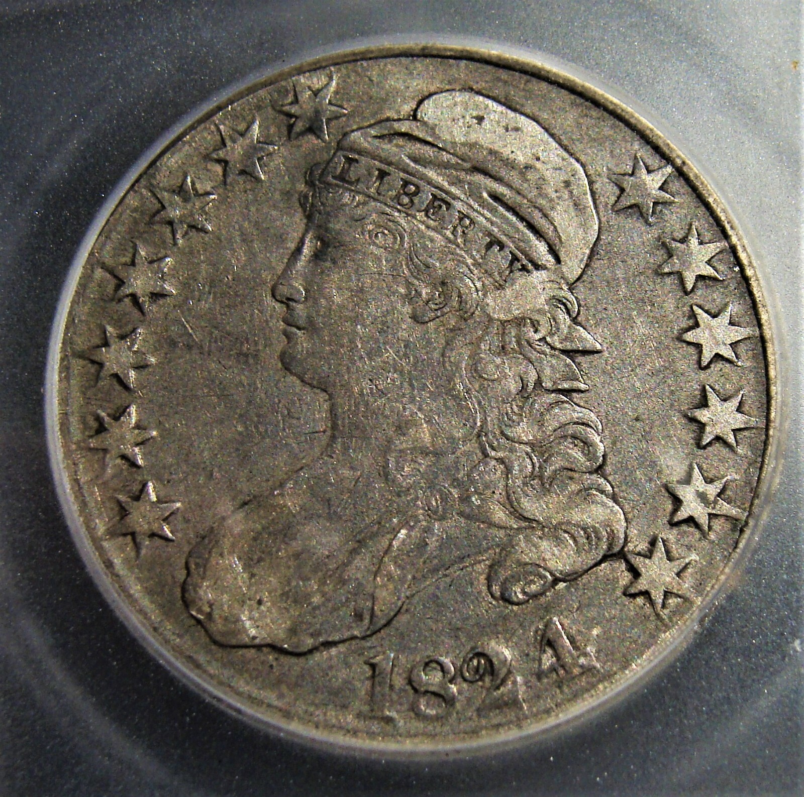 1824/4 Bust Half Dollar 50 Cents. VF35 ICG. | eBay