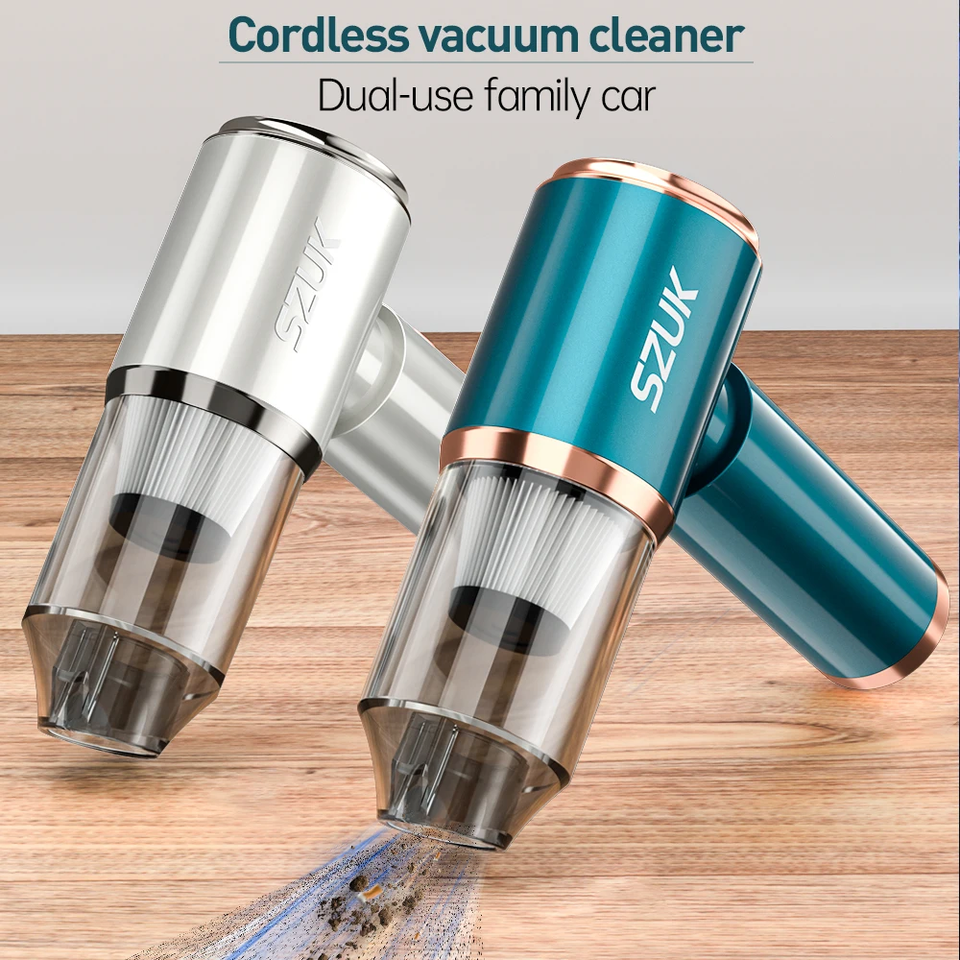 Mini Car Vacuum Cleaner Wireless Powerful Portable Cleaning Machine ...
