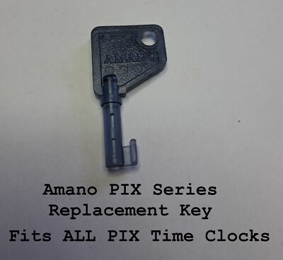 Amano PIX (PIX-10, PIX-21, PIX-25, PIX-45, PIX-55, ETC) Replacement Key ...
