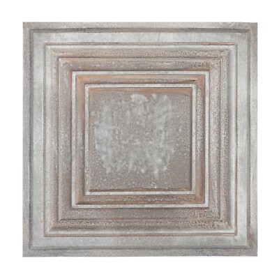 Ceiling Tiles 24x24 Victorian Tin Decor wall panels PL05 Weathered iron ...