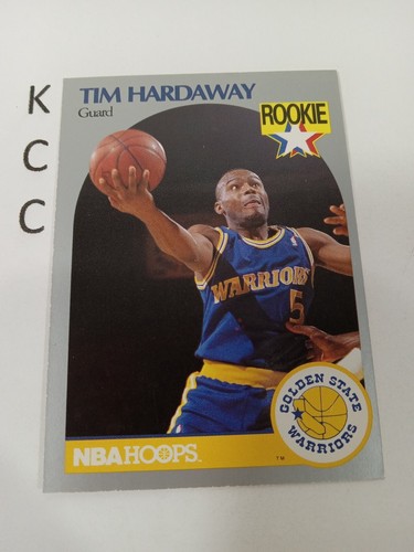 Tim Hardaway ROOKIE 1990-1991 NBA Hoops #113 Warriors Basketball Card ...