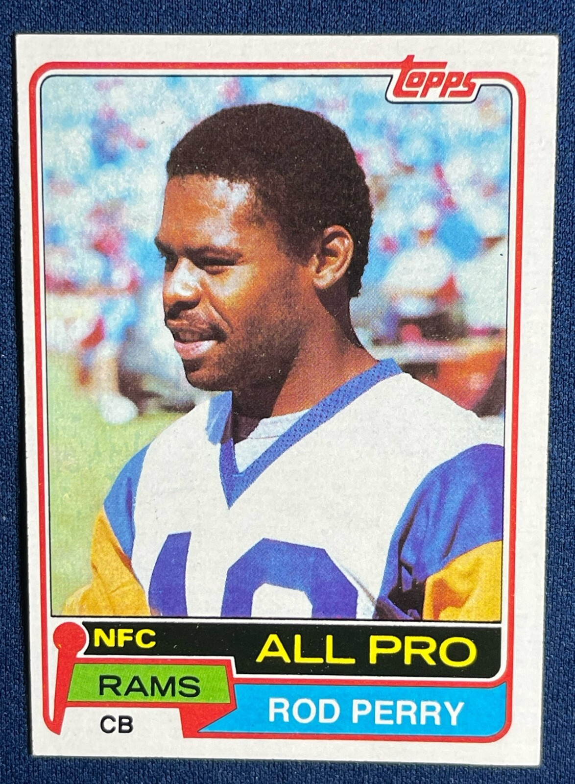 1981 TOPPS #340 ROD PERRY (LOS ANGELES RAMS) FOOTBALL CARD | eBay