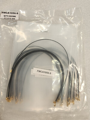 Fairview Microwave FMCA1056-9 UMCX 2.1-UMCX 2.1 Test Cables Lot of 50 ...