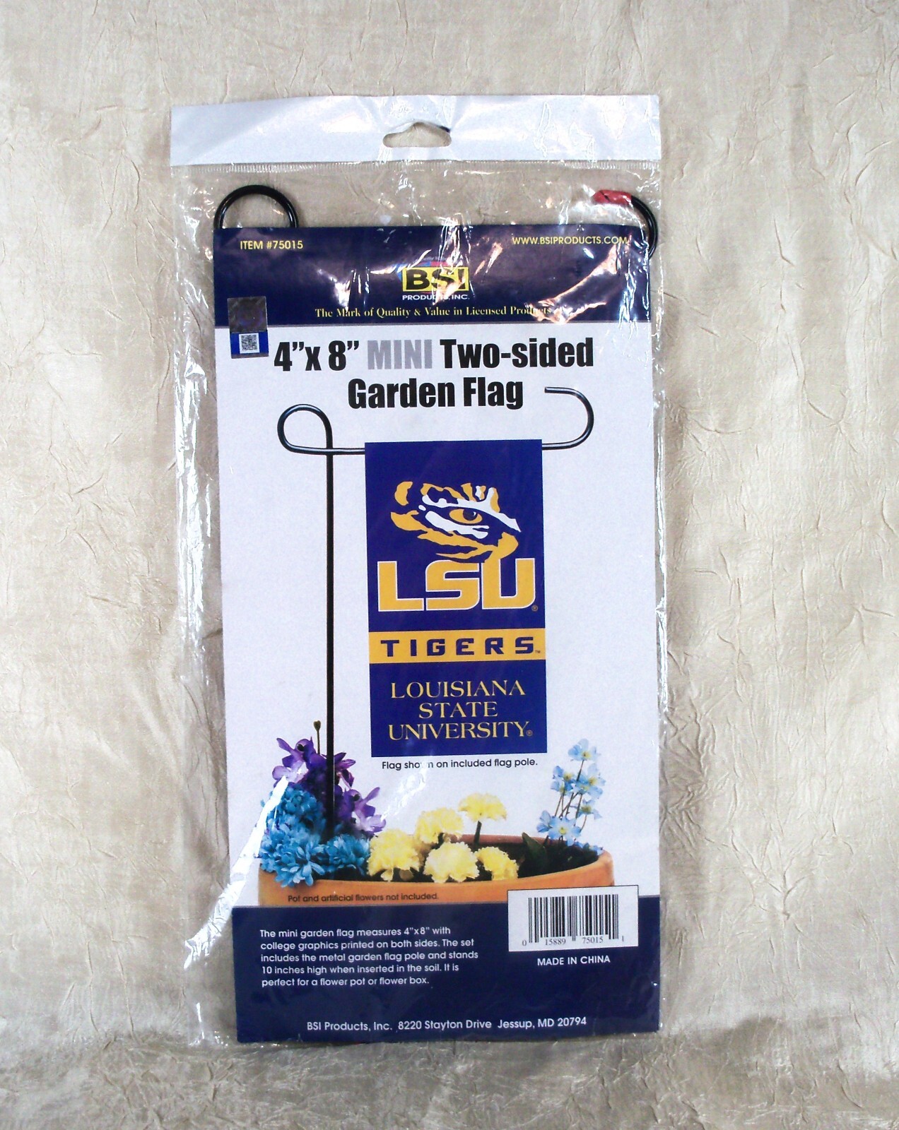 Louisiana State University LSU Tigers 4" x 8" Mini Garden Flag with ...