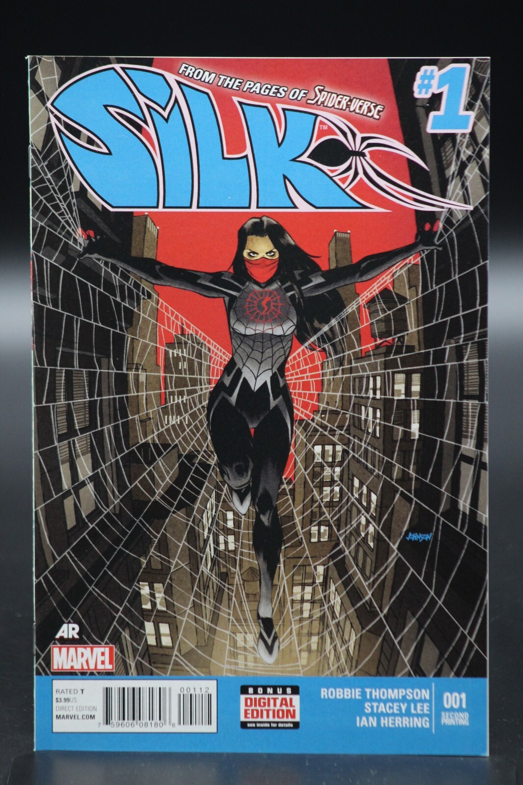 Silk (2015) #1 2nd Print 1st Series Dave Johnson Cover Stacey Lee Art ...