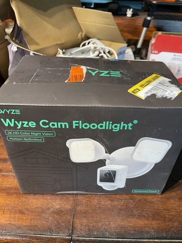 Wyze WYZECFL2 Wired Outdoor Wi-Fi, 2800 Lumen Floodlight Home 2k ...