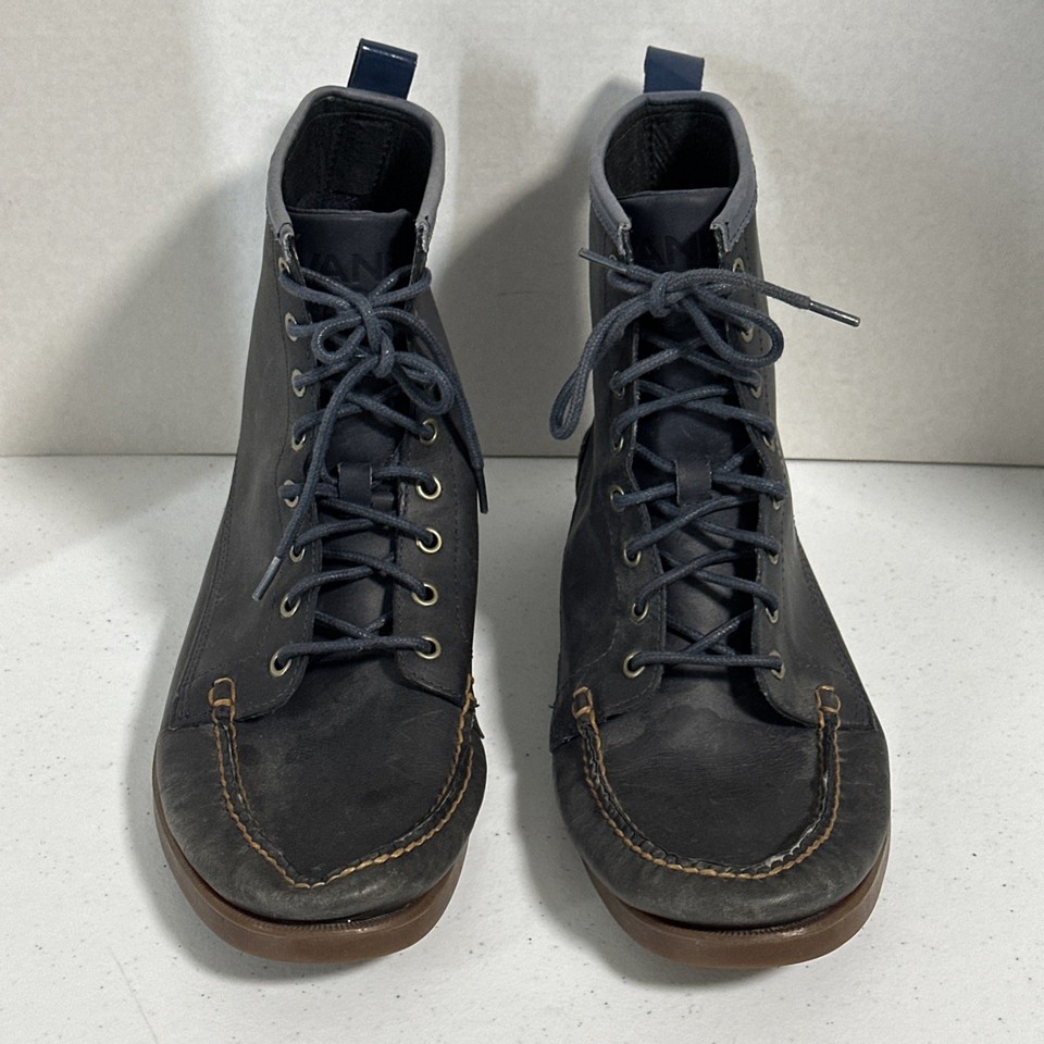 Vane By Sebago Docksides Boat Shoes Men’s 10.5 High Top Blue Lighthouse ...