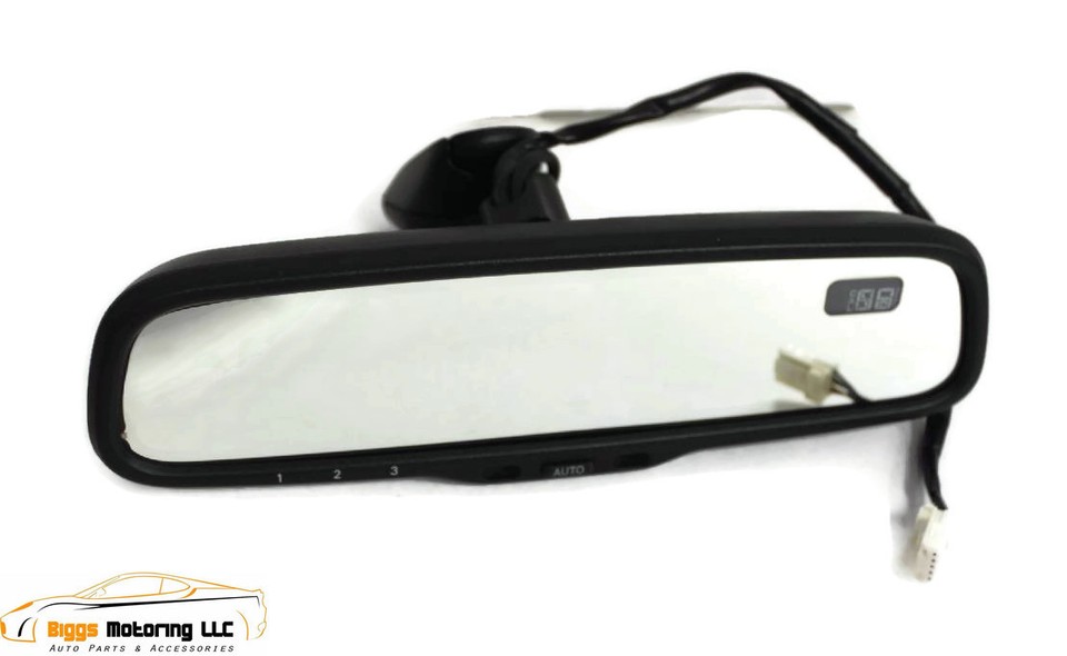 06-09 LEXUS IS250 IS350 AUTO DIM REAR VIEW MIRROR COMPASS HOMELINK ...