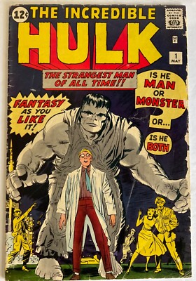 Incredible Hulk #1. Marvel Comics 1962. Origin and 1st Appearance of ...