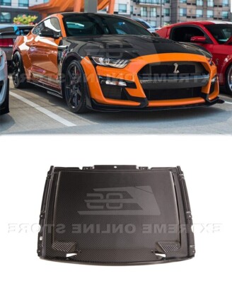 Front Rain Tray Cover For 20-Up Mustang Shelby GT500 Hood Vent Factory ...