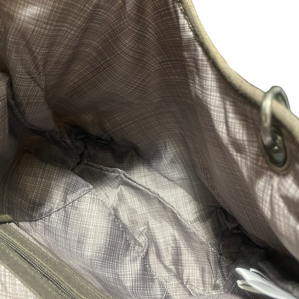 Thirty One NEW Bucket Bag Water Resistant Dual Strap Straw Beige Cream ...