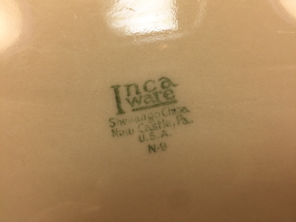 Shenango INCA WARE China Pinstripe Dinerware Serving Platter | eBay