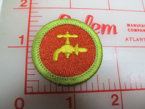 Type L since 1910 back PLUMBING merit badge sash patch (g8x) | eBay