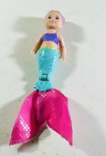Barbie DREAMTOPIA MERMAID Kelly Chelsea Toddler Doll Pink Hair Pink ...