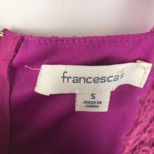 Francescas Womens Purple Floral Dress Small | eBay