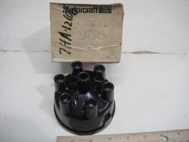 NOS Genuine Ford 1949 50 Custom 60-4 Falcon 6 cyl Distributor Cap ...