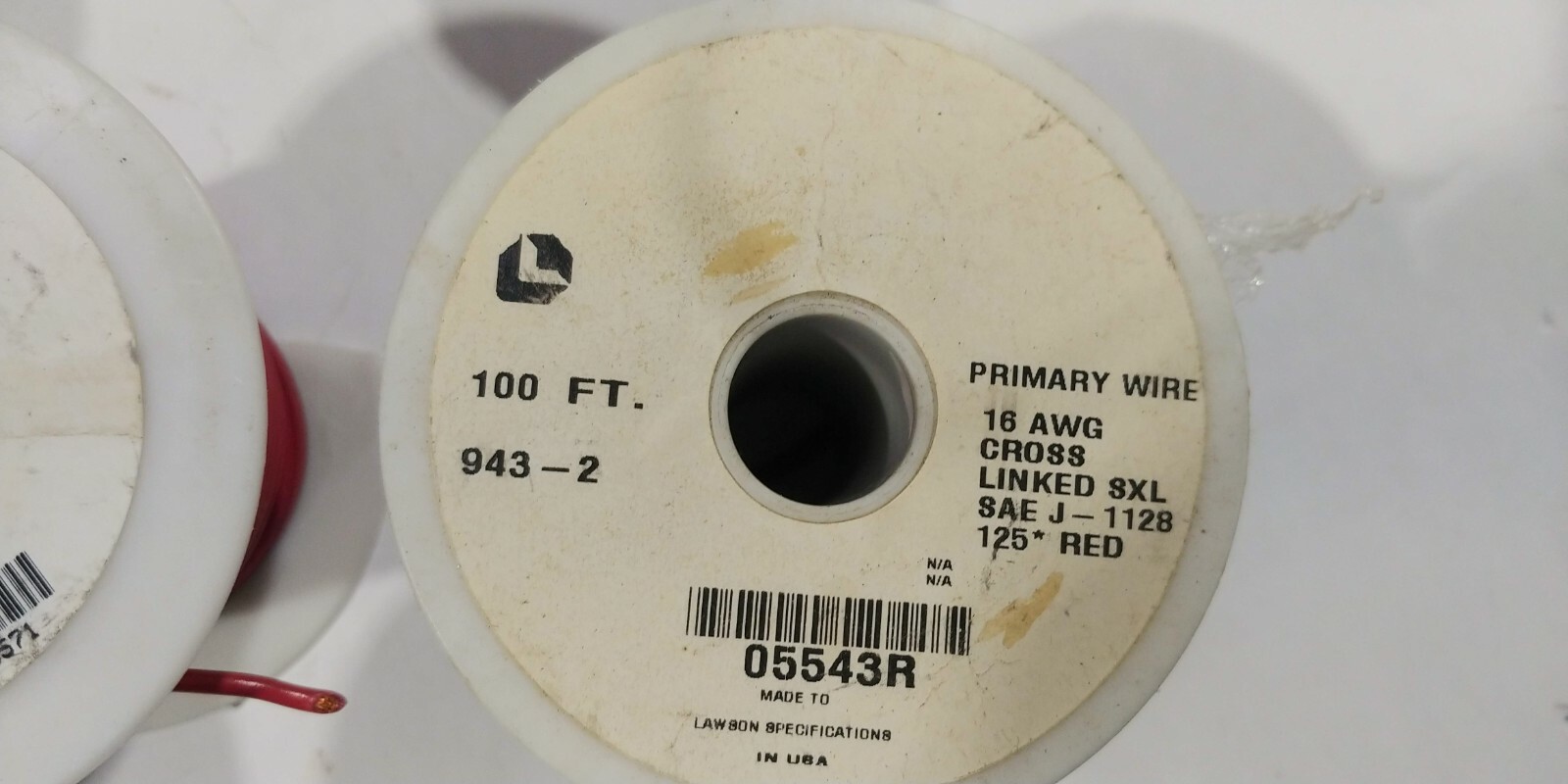 NEW #16 AWG Red Wire 100’ ft PVC 26/30 Stranded 600V 105C Alpha 3077 ...