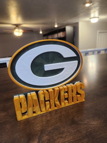 Green Bay Packers 3d Printed Logo 9x10 inch | eBay