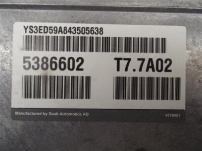 Engine ECM Electronic Control Module Trionic 4 Cylinder Fits 04 SAAB 9 ...