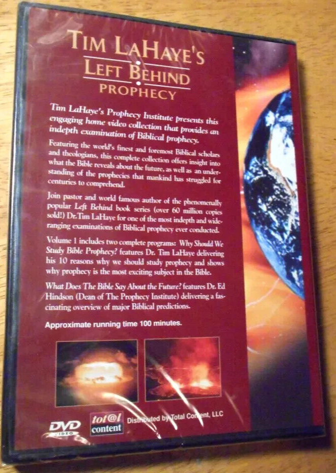 Tim LaHaye's Left Behind Prophecy New Sealed DVD Movie Bible Brand New ...