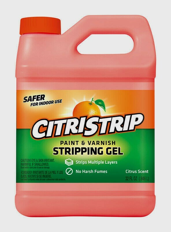 CitriStrip Paint & Varnish STRIPPING GEL CITRUS Non-toxic 32oz QCSG801 ...