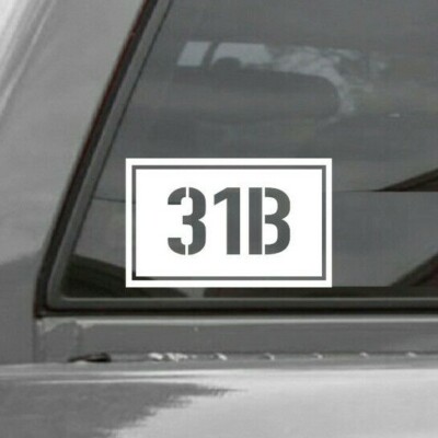 (2X) 31B MILITARY POLICE MOS U.S. ARMY Vinyl Decal Sticker 31B | eBay