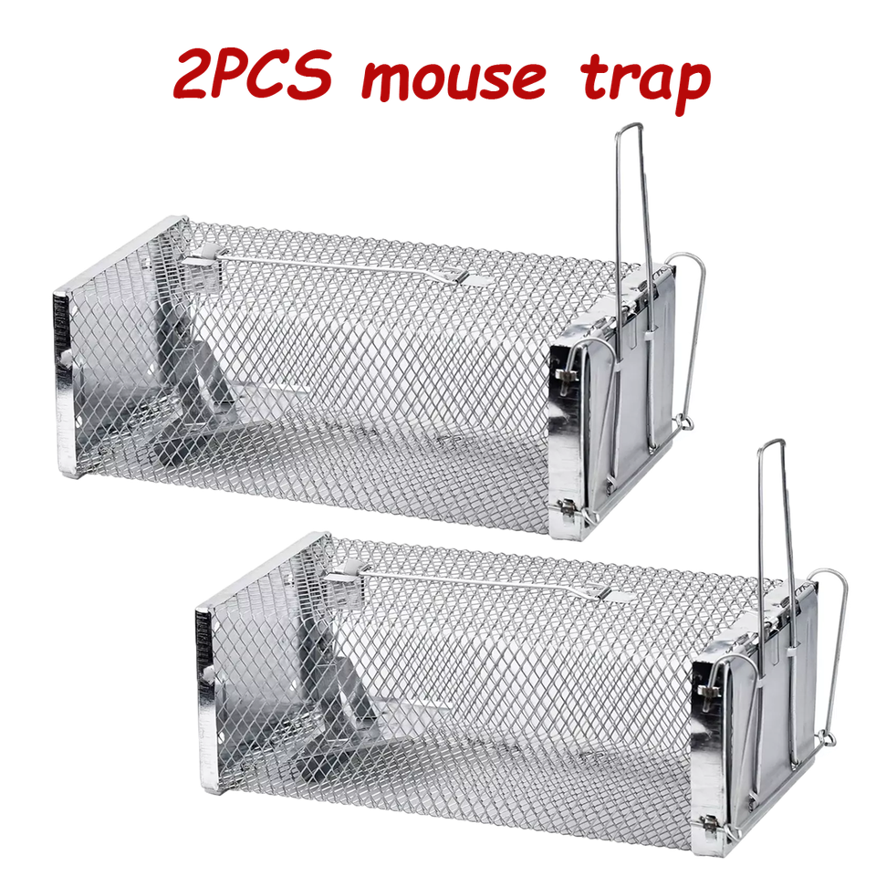 Rat Mouse Trap Catcher Humane Live Animal Pest Rodent Vermin Cage ...