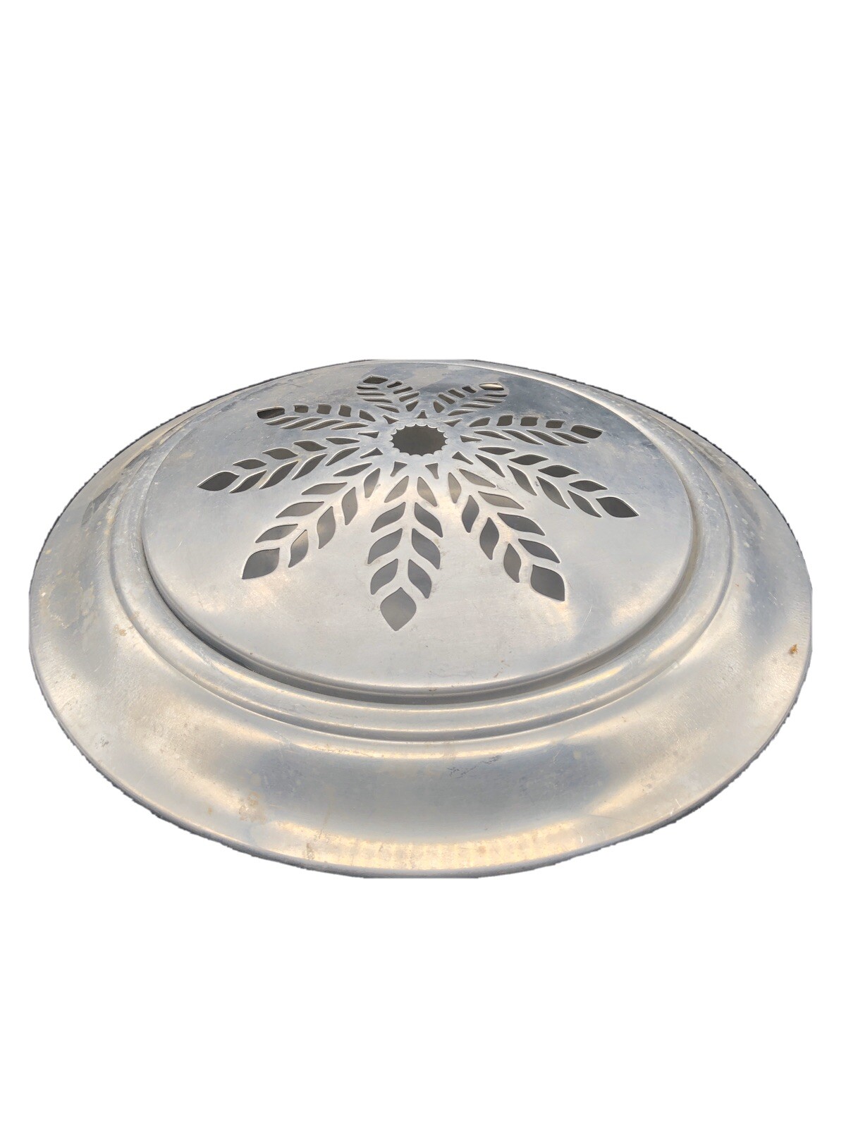 Vintage Antique Humidor Steamer Flower Frog Aluminum Dish Bowl Serving ...