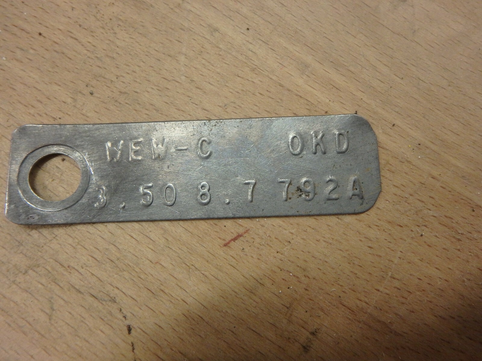 FORD 9 INCH 3.50 REAR END OPEN DIFFERENTIAL ID TAG | eBay