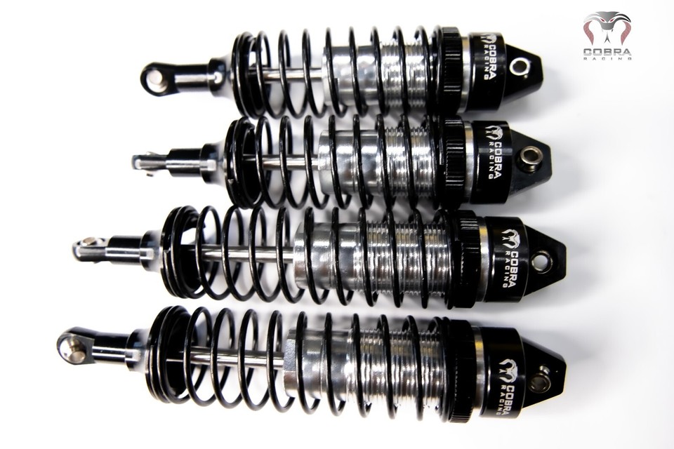 CR-BLK Traxxas SLASH Aluminum BIG BORE Front and Rear Adjustable Shock ...