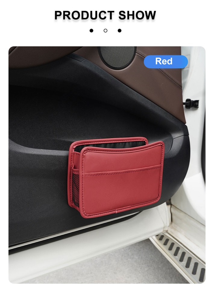 Car Door Storage Bag Phone Pocket Pouch Seat Side Hanging Organizer ...
