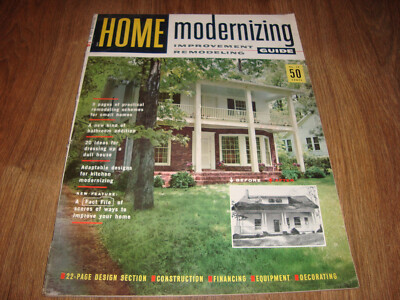 Vintage Home Modernizing Improvement Remodeling Guide Fall Winter 1959 ...