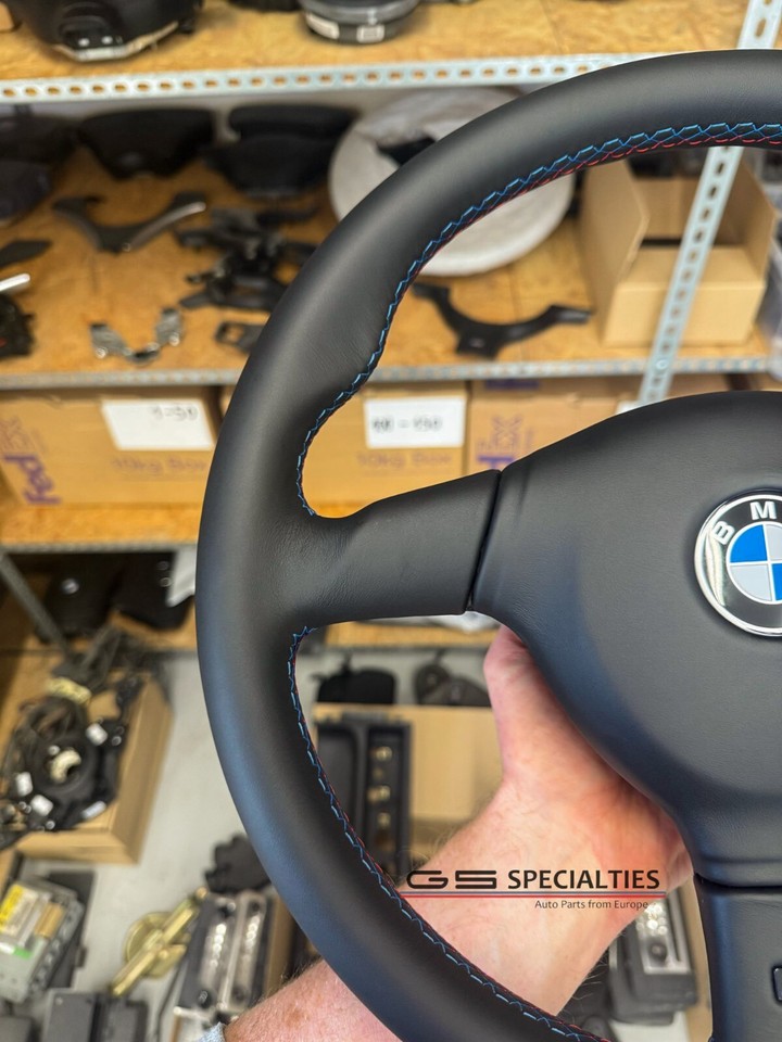 BMW e36 m tech steering wheel E34 M5 Z3 Mtechnic MT2 SMALL 370 nappa ...