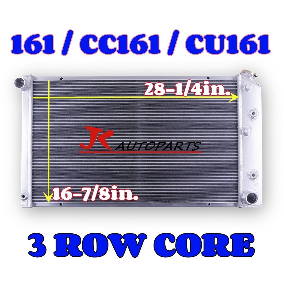 For 68-72 Chevelle GTO Olds Cutlass 7.4L 454 Radiator 3 Row Cooling ...