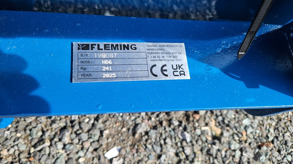 Fleming 6ft tractor mounted heavy duty tipping transport box - £895+VAT ...