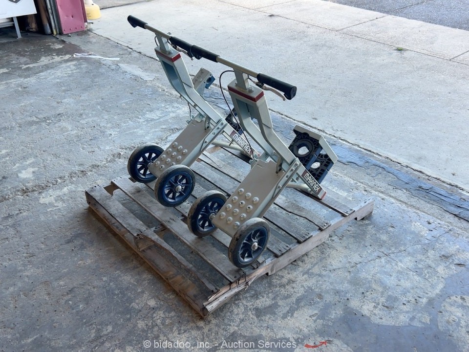 Lot of (2) Makinex JHT-U-2 Jackhammer Demolition Trolley Cart ...
