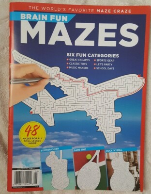 Centennial Family Brain Fun Mazes Maze Craze Magazine NEW | eBay