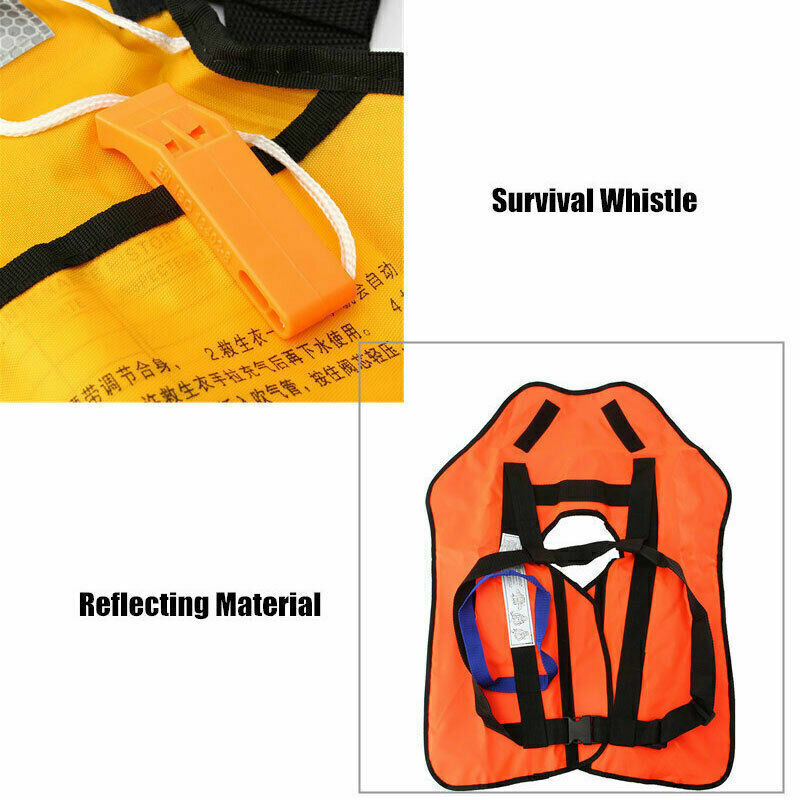 Automatic Inflatable Adult Life Jacket Inflation Adult Survival Aid ...