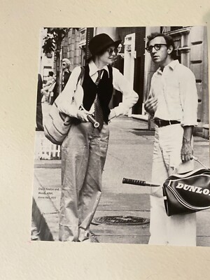 Woody Allen & Diane Keaton Book Photograph: Annie Hall 1977 Movie ...