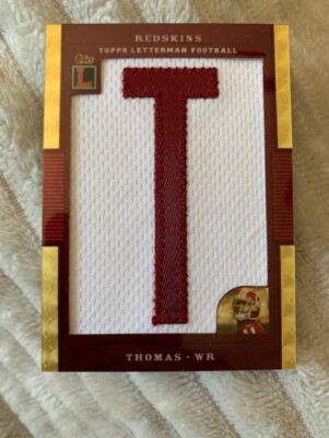Devin Thomas 2008 Topps Letterman Patches Superfractor 1/1 Jersey Relic ...