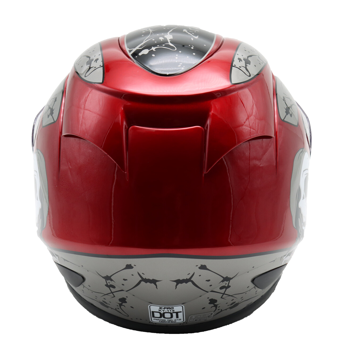 X-PRO Motorcycle Full Face Helmets, DOT ECE R2205 Approved, Adult ...